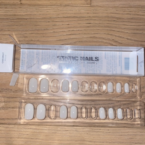 Static Nails | Makeup | Static Nails Coconut Round Partial Set | Poshmark